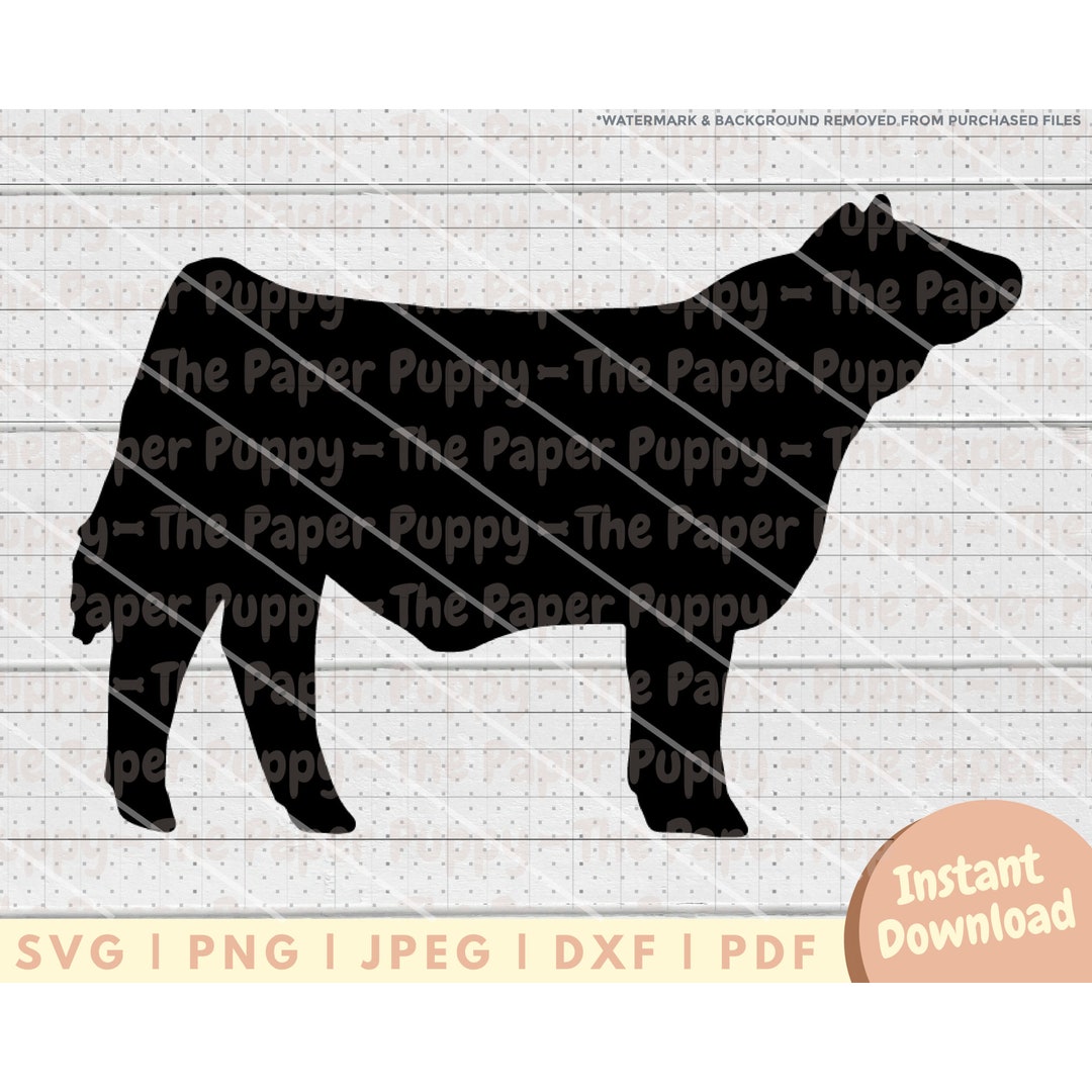 Show Steer SVG File PNG, PDF, Dxf, Cut File for Cutters and More Steer ...
