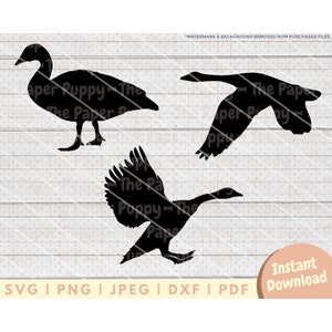 Geese SVG File - PNG, PDF, Dxf, Cut File for Cutters and More ...