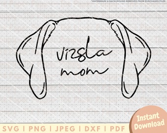 Husky Ear SVG File PNG, PDF, Dxf, Cut File for Cutters and More ...