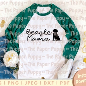 Beagle SVG File Bundle - PNG, PDF, Dxf, Cut File for Cutters and More ...