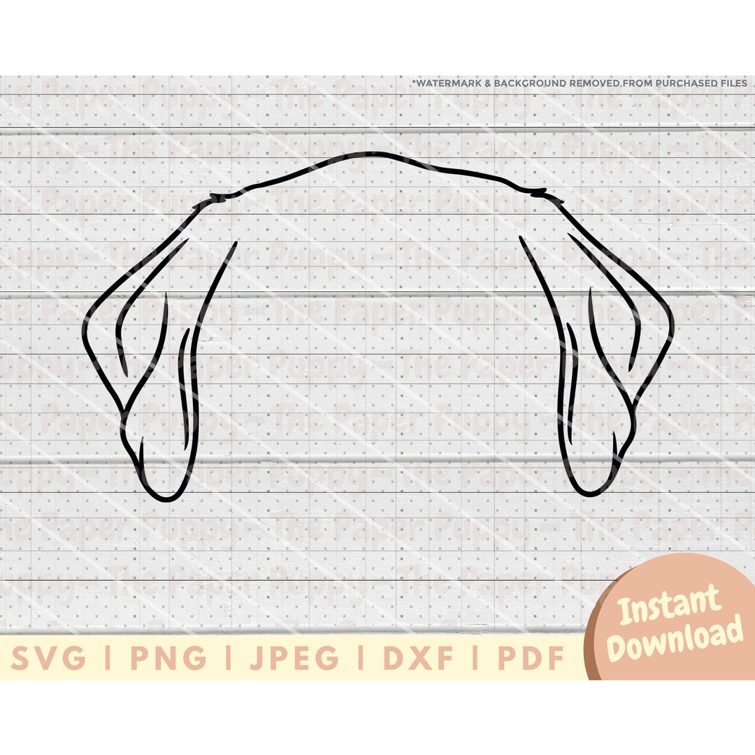 Anatolian Ear SVG File - PNG, PDF, Dxf, Cut File for Cutters and More ...