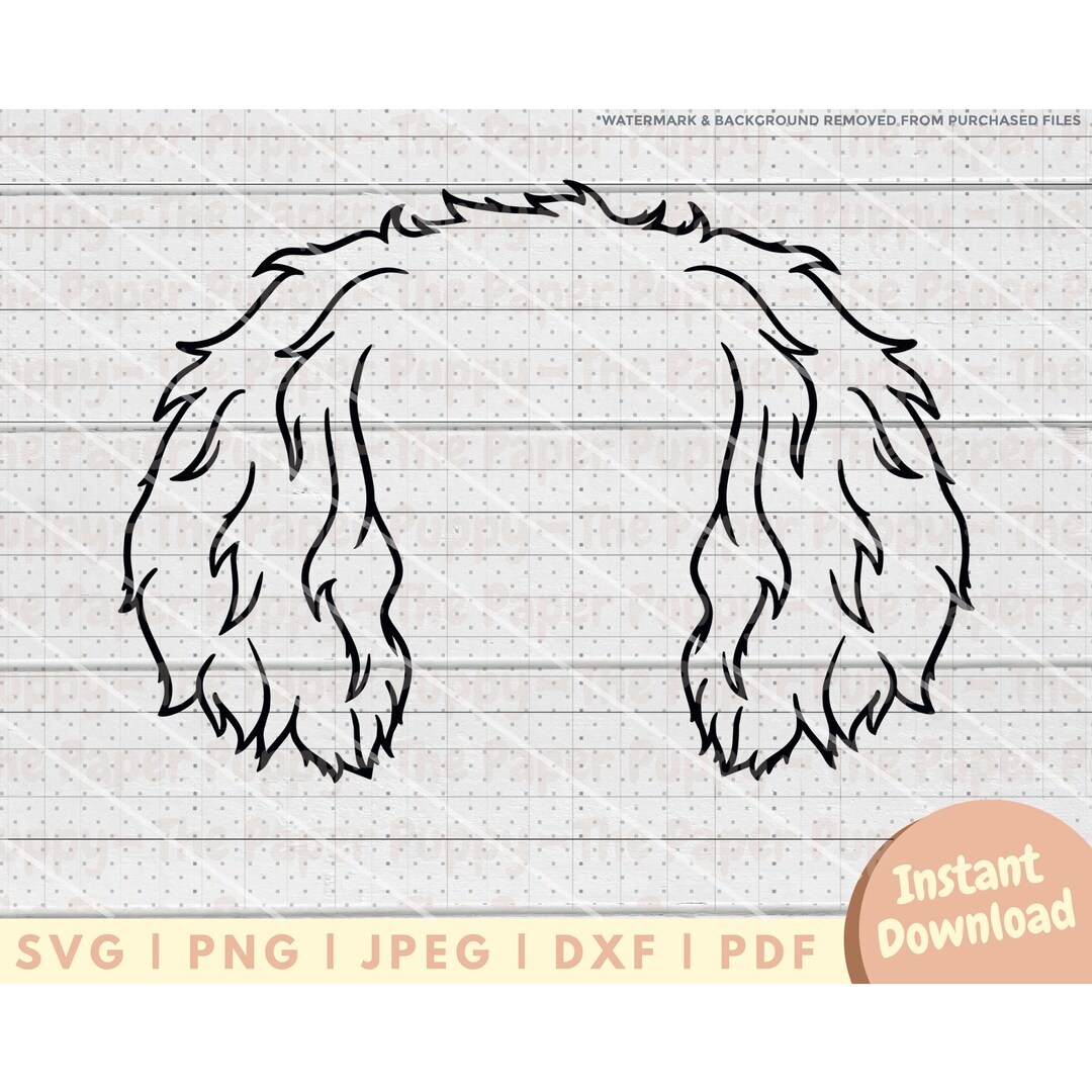 Boykin Spaniel Ear SVG File - PNG, PDF, Dxf, Cut File for Cutters and ...
