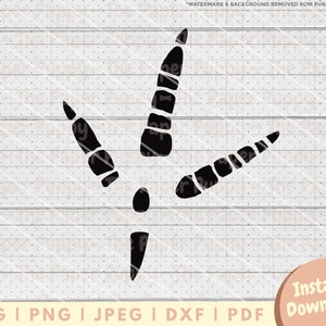 Turkey Track SVG - PNG, PDF, Dxf, Cut File for Cutters and More ...