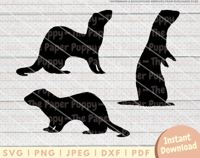 Geometric Ferret Outline Svg, Ferret Svg, Geometric Animals Svg ...