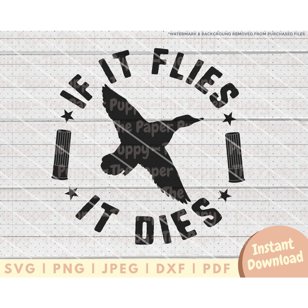 Duck Hunting SVG - PNG, PDF, Dxf, Cut File for Cutters & More - Bird ...