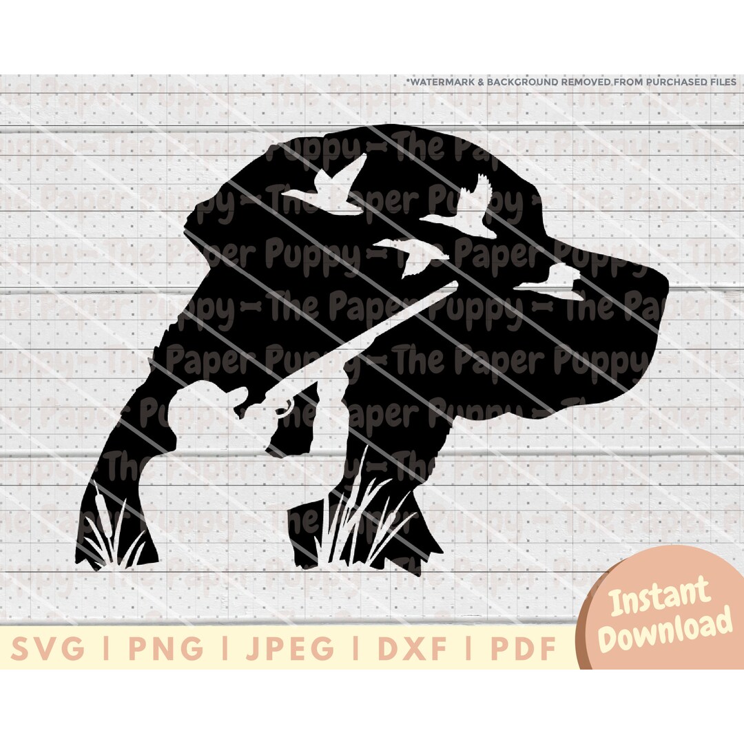 Duck Hunting SVG - PNG, PDF, Dxf, Cut File for Cutters and More - Lab ...
