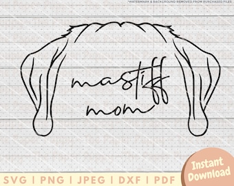 Springer Spaniel Ears SVG File PNG, PDF, Dxf, Cut File for Cutters and ...