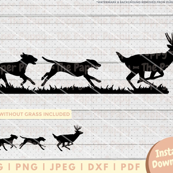 Hounds Hunting Deer Hunt Sticker - Etsy