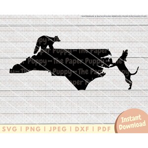 NC Coon Hunting SVG File - PNG, Pdf, Dxf, Cut File for Cutters and More ...