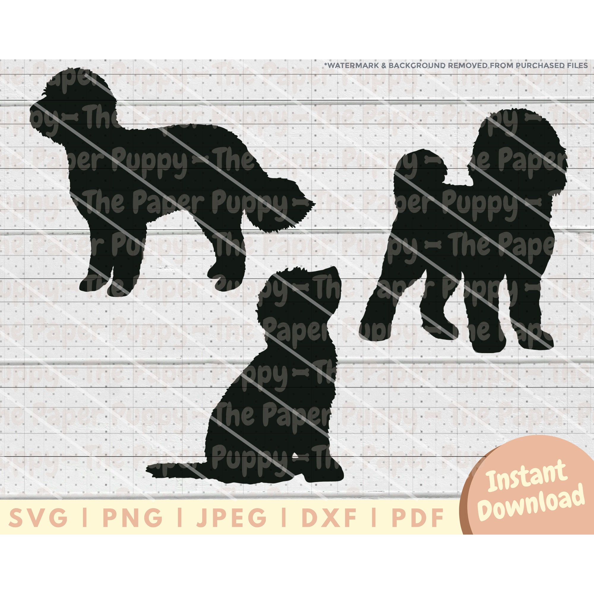 Cockapoo SVG File PNG PDF Dxf Cut File for Cutters and - Etsy