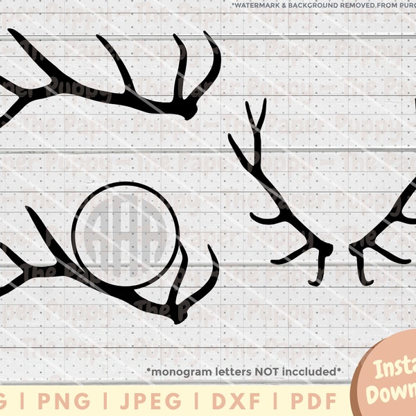Antlers Clipart - Etsy