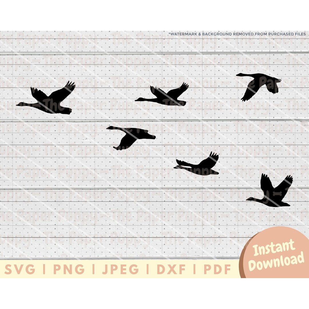 Flying Geese SVG File - PNG, PDF, Dxf, Cut File for Cutters and More ...