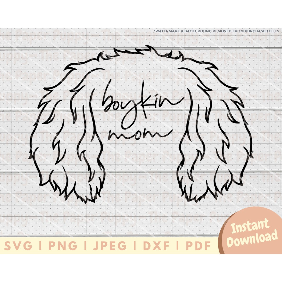 Boykin Spaniel Ear SVG File - PNG, PDF, Dxf, Cut File for Cutters and ...