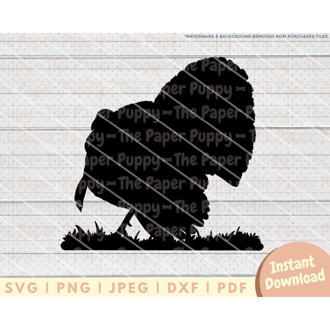 Strutting Turkey SVG File - PNG, PDF, Dxf Cut File for Cutters and More ...