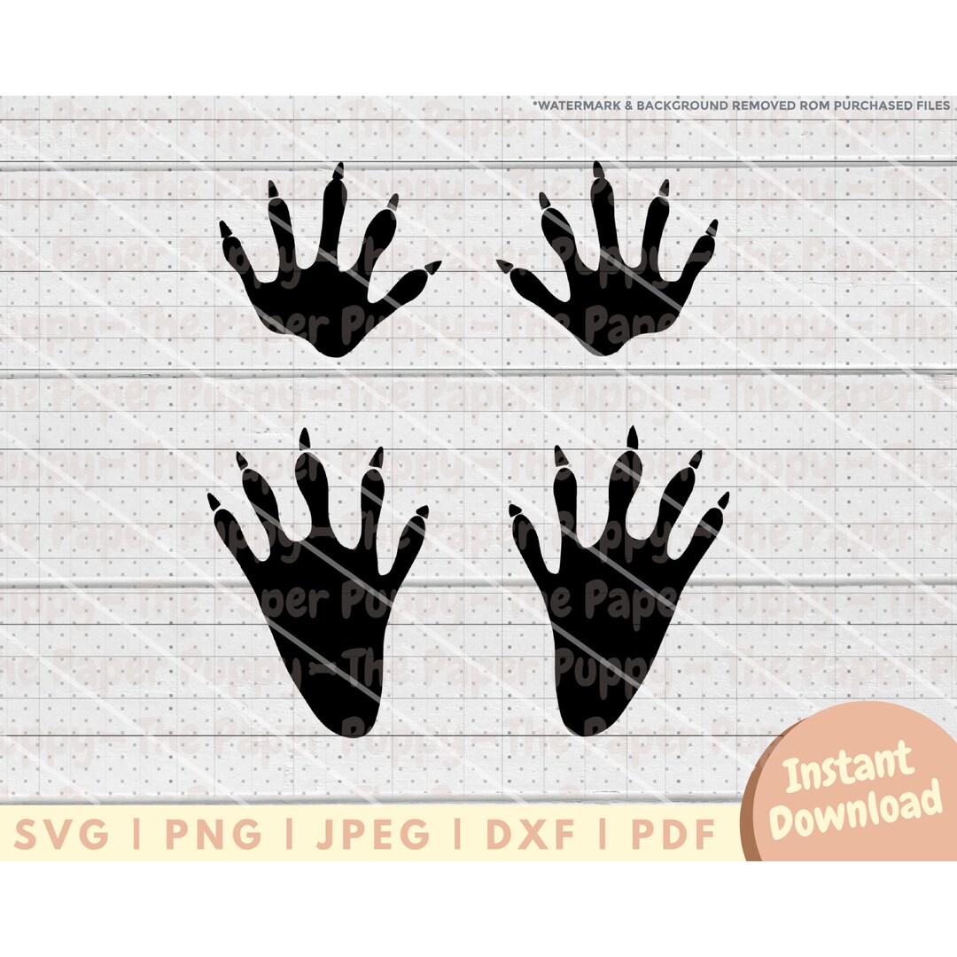 Coon Tracks SVG - PNG, PDF, Dxf, Cut File for Cutters and More ...