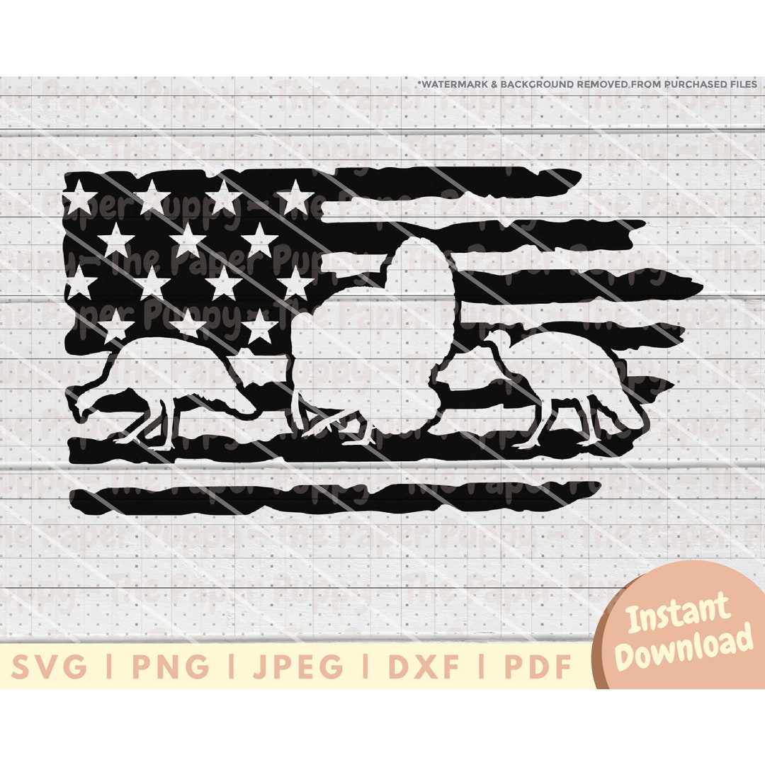 Turkey Hunting SVG File - PNG, Pdf, Dxf, Cut File for Cutters ...