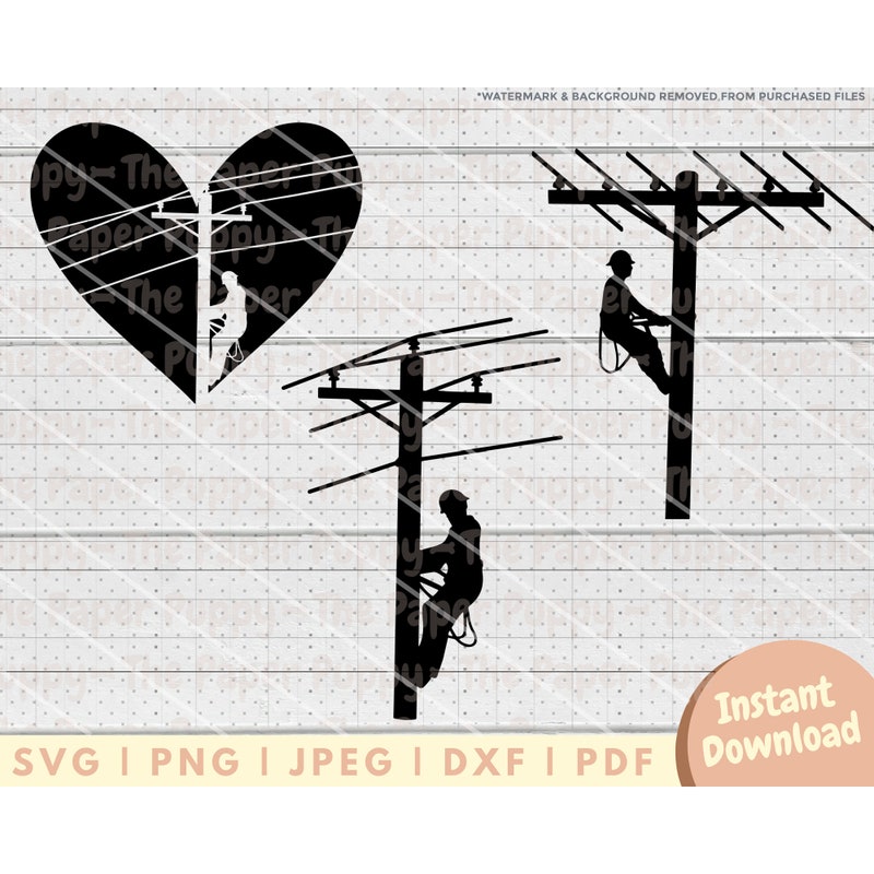 Lineman Svg Files - Etsy