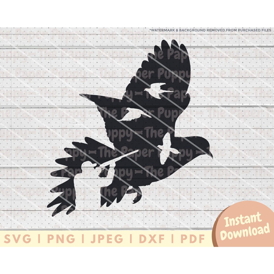 Dove Hunting SVG - PNG, PDF, Dxf, Cut File for Cutters & More - Dove ...