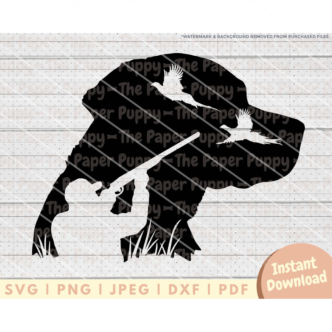 Pheasant Hunting SVG - PNG, PDF, Dxf, Cut File for Cutters and More ...
