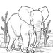 25 Elephant Coloring Pages ,printable Pdf Book for Kids and Adults - Etsy