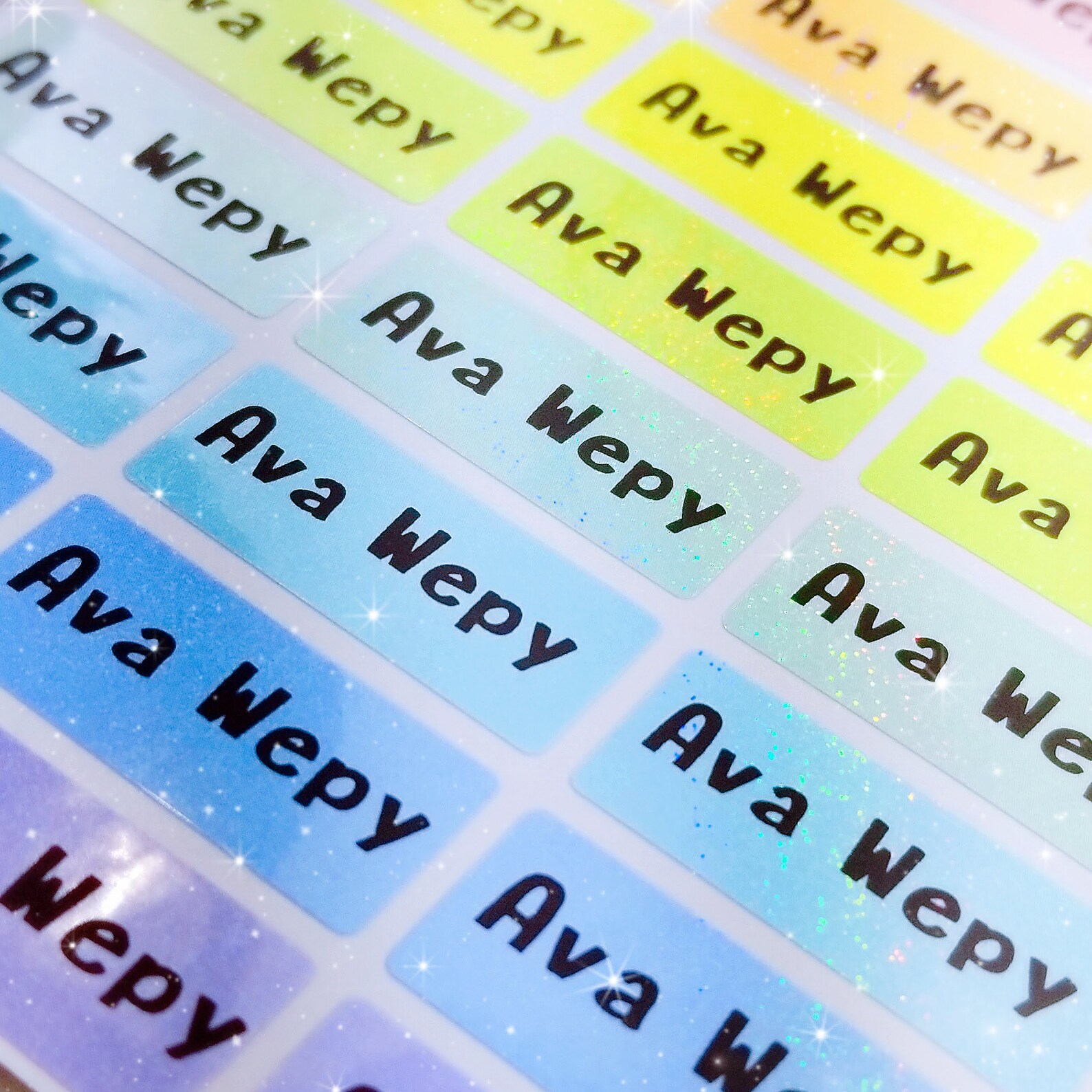Waterproof Name Stickers Baby Label Kids Name Labels - Etsy