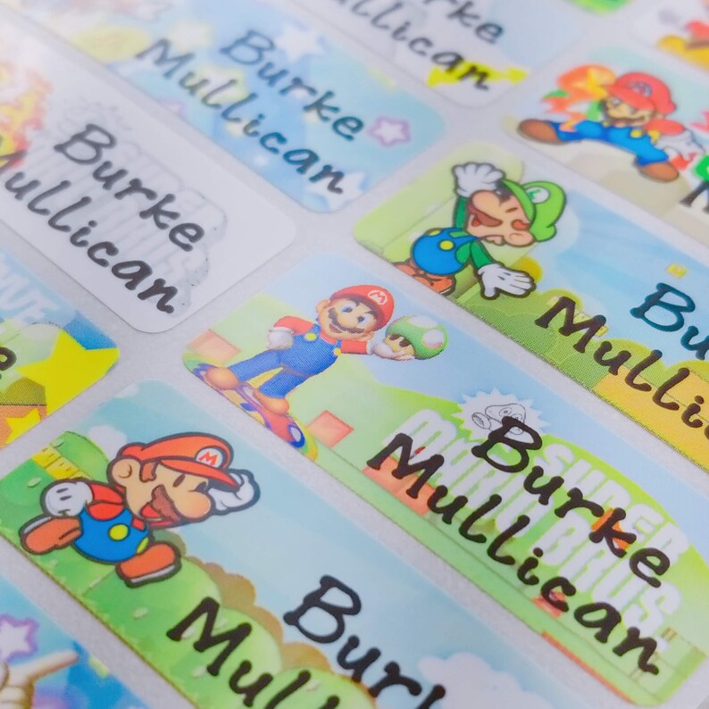 Kids Labels Custom Label Sticker Daycare Labels Dishwasher Safe School ...