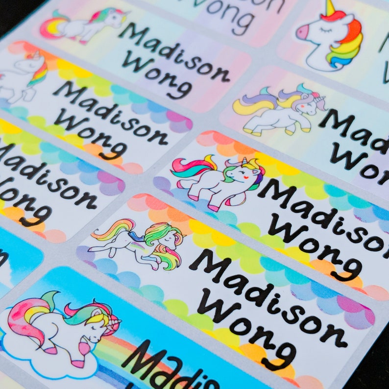 Name Label School Label Waterproof Label Daycare Stickers Kids Sticker ...
