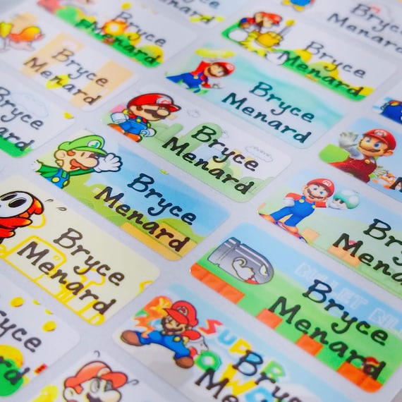 Kids Labels Custom Label Sticker Daycare Labels Dishwasher | Etsy