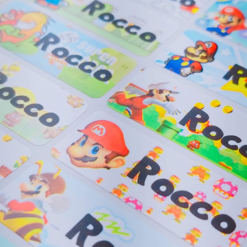 Kids Labels Custom Label Sticker Daycare Labels Dishwasher Safe School ...