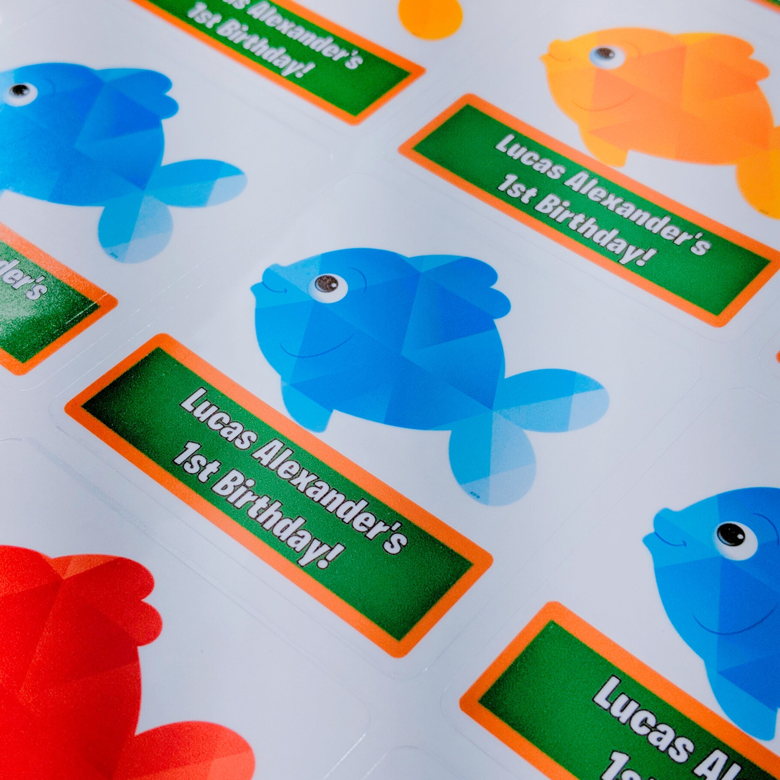 Personalized Square Labels Clear Stickers, Square Favor Labels, Square ...