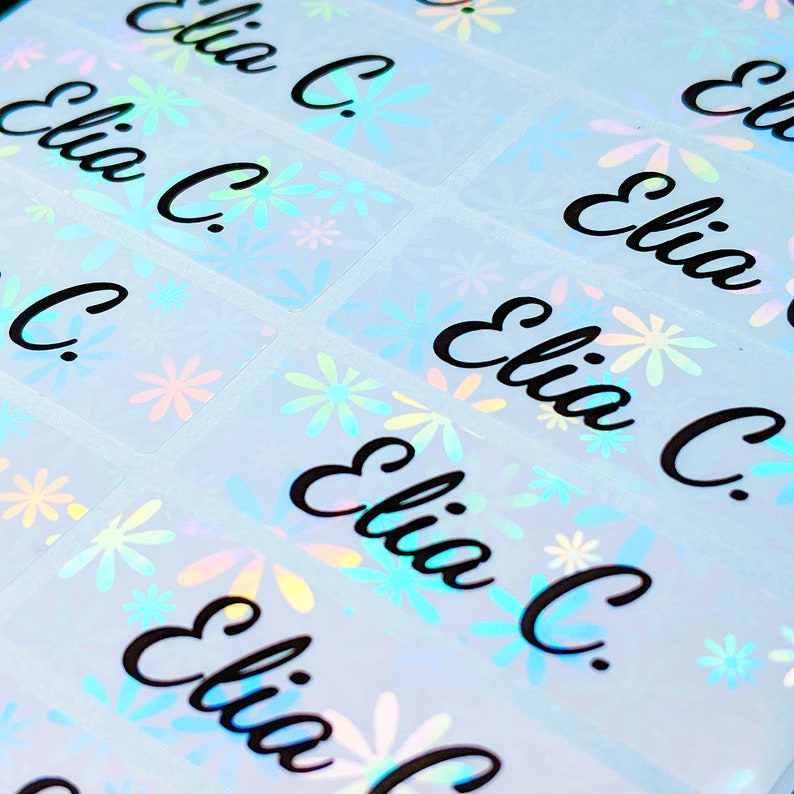 Baby Name Labels Personalize Kid Sticker, Waterproof Name Label ...