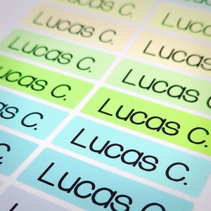 Preschool Cute Labels School Supply Daycare Labels Kids Waterproof Name ...