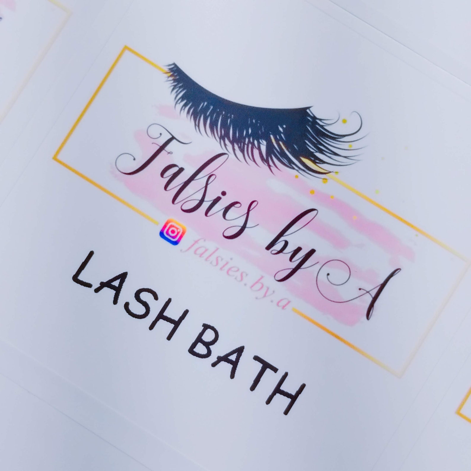 Personalized Square Labels Clear Stickers, Square Favor Labels, Square ...