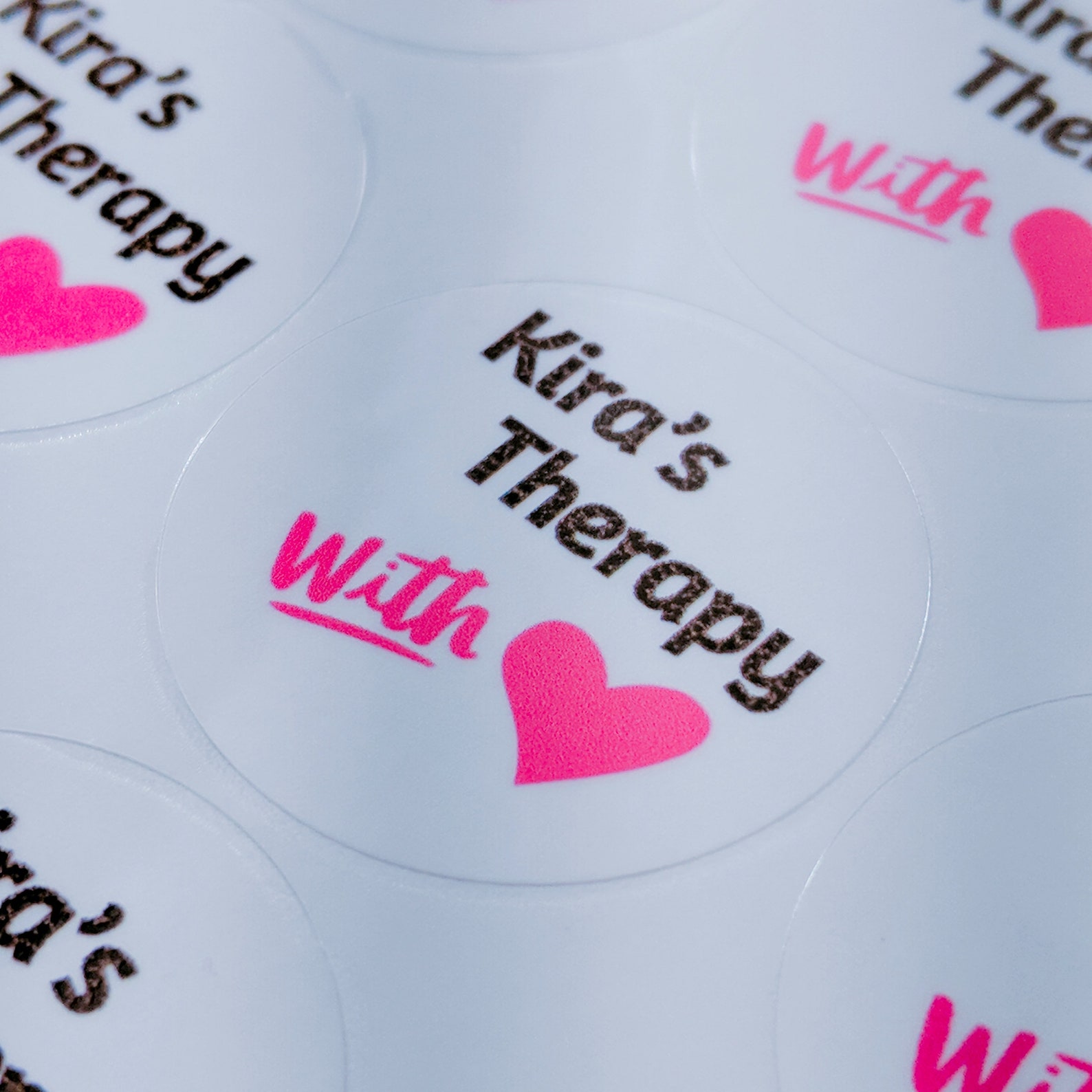 Personalized Round Labels Clear Stickers Circle Favor Labels - Etsy