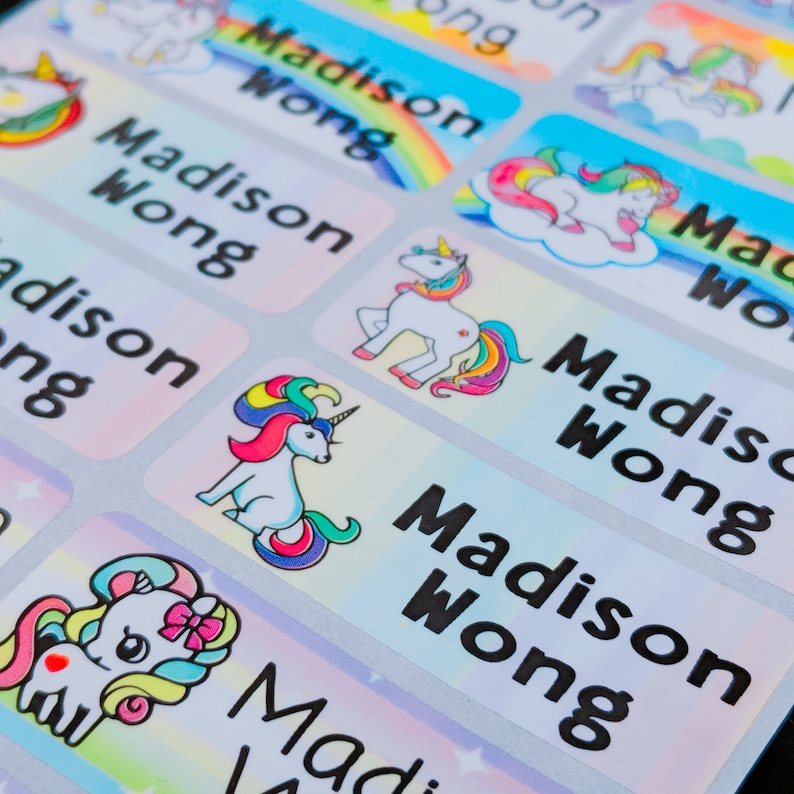 Name Label School Label Waterproof Label Daycare Stickers Kids Sticker ...