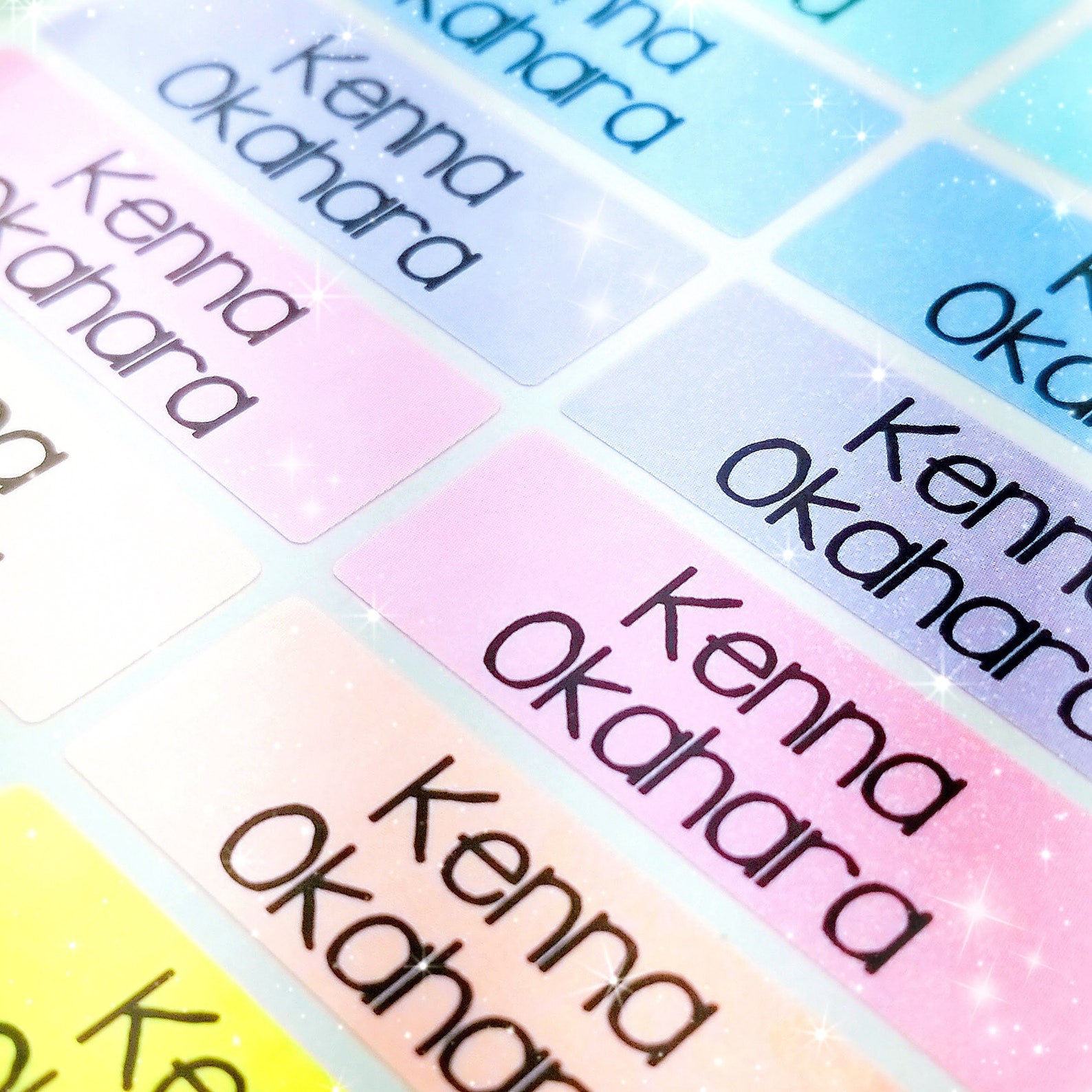 Waterproof Kid Custom Name Labels School, Daycare Supply Stickers ...