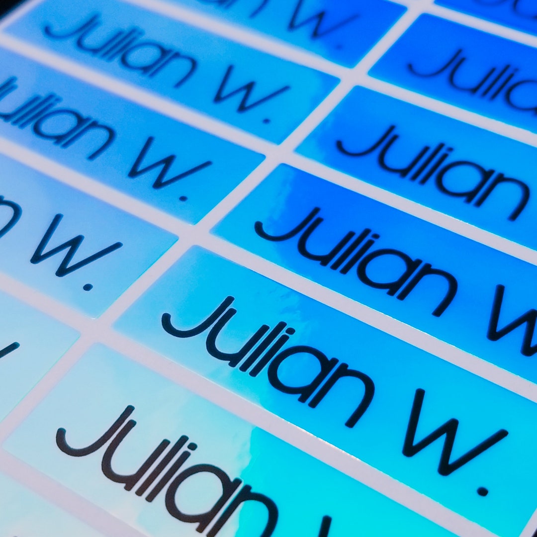 Name Label School Label Waterproof Label Daycare Stickers Kids Sticker ...