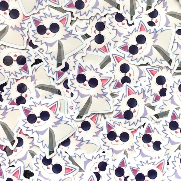 Jujutsu Kaisen Cat Stickers Etsy