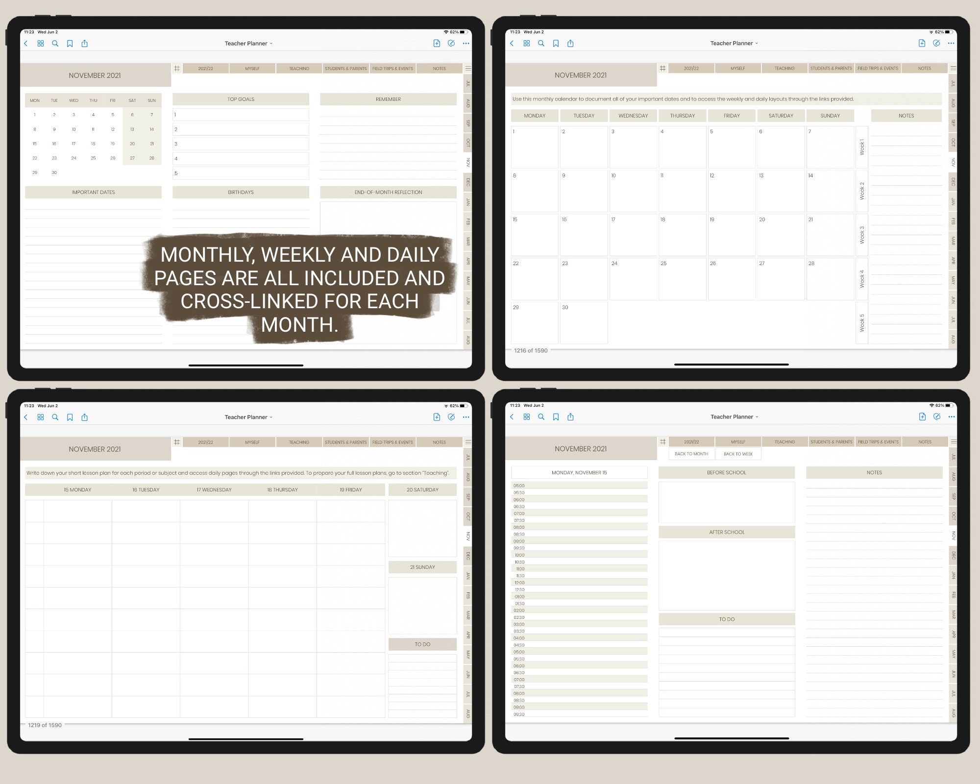 Free digital teacher planner goodnotes 2022 - boolbuster