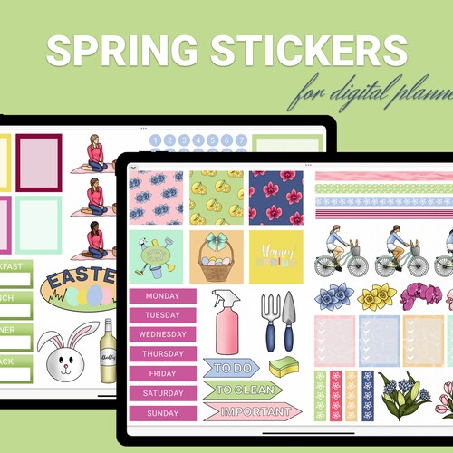Plant Sticker Set for Digital Planners Goodnotes Optimized - Etsy