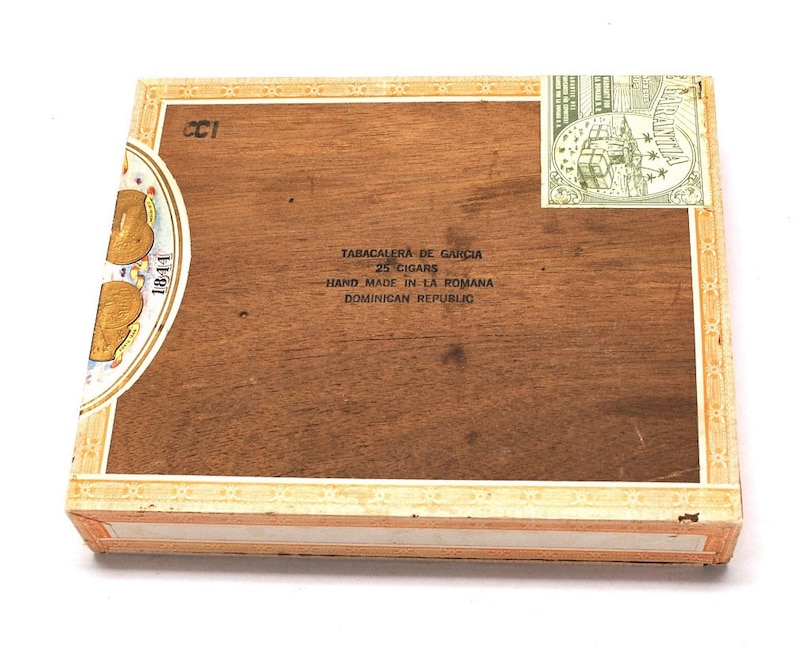 Vintage H. Upmann Wooden Cigar Box by Tabacalera De Garcia Dominican ...