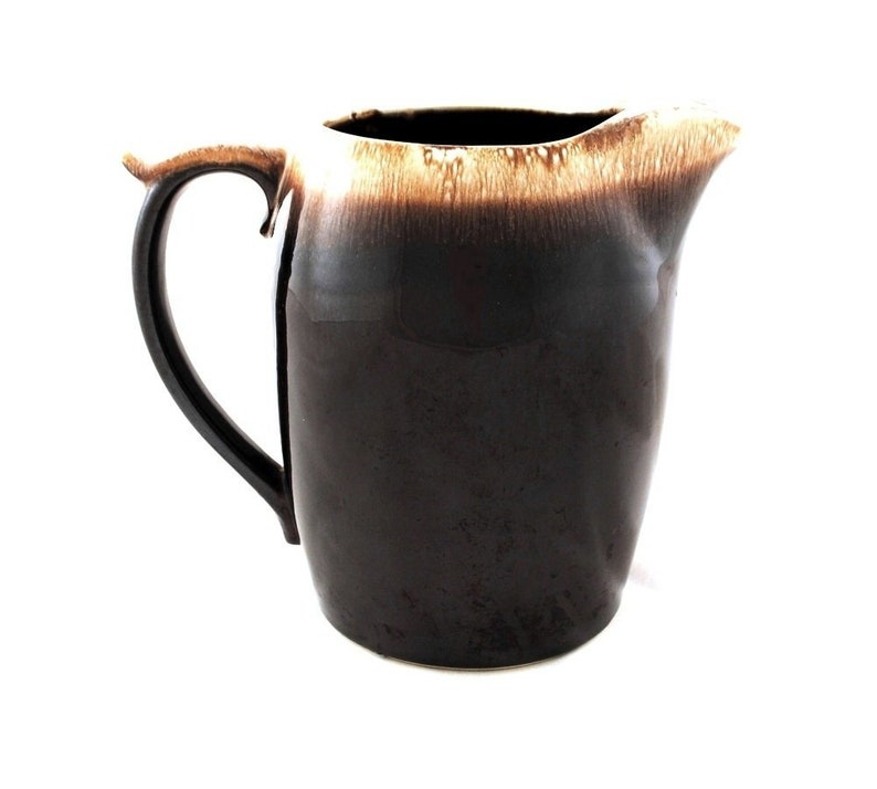 Vintage Mccoy 8-in Pitcher Brown Drip Design USA Pottery 7011 Thumb ...