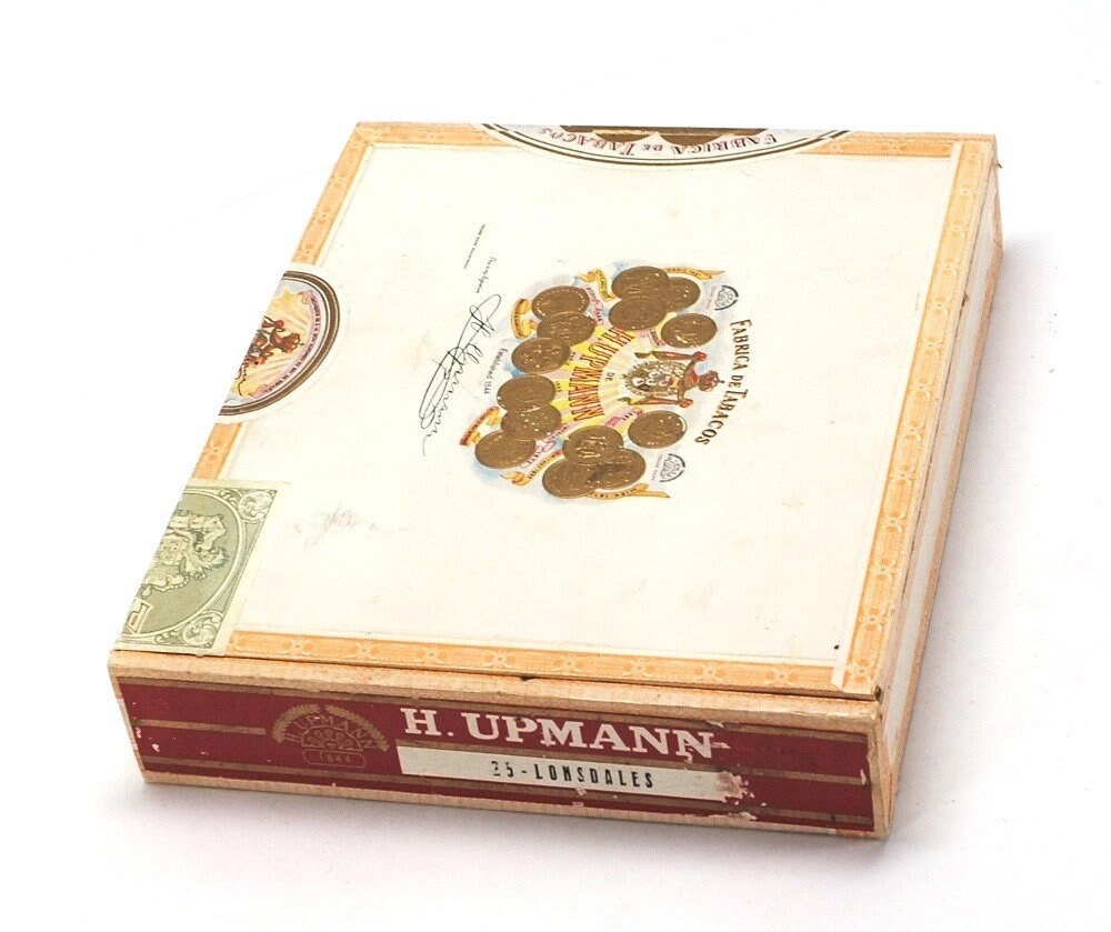 Vintage H. Upmann Wooden Cigar Box by Tabacalera De Garcia Dominican ...