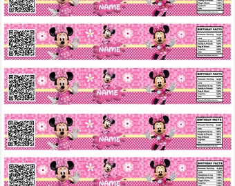 Minnie Mouse Labels | Etsy