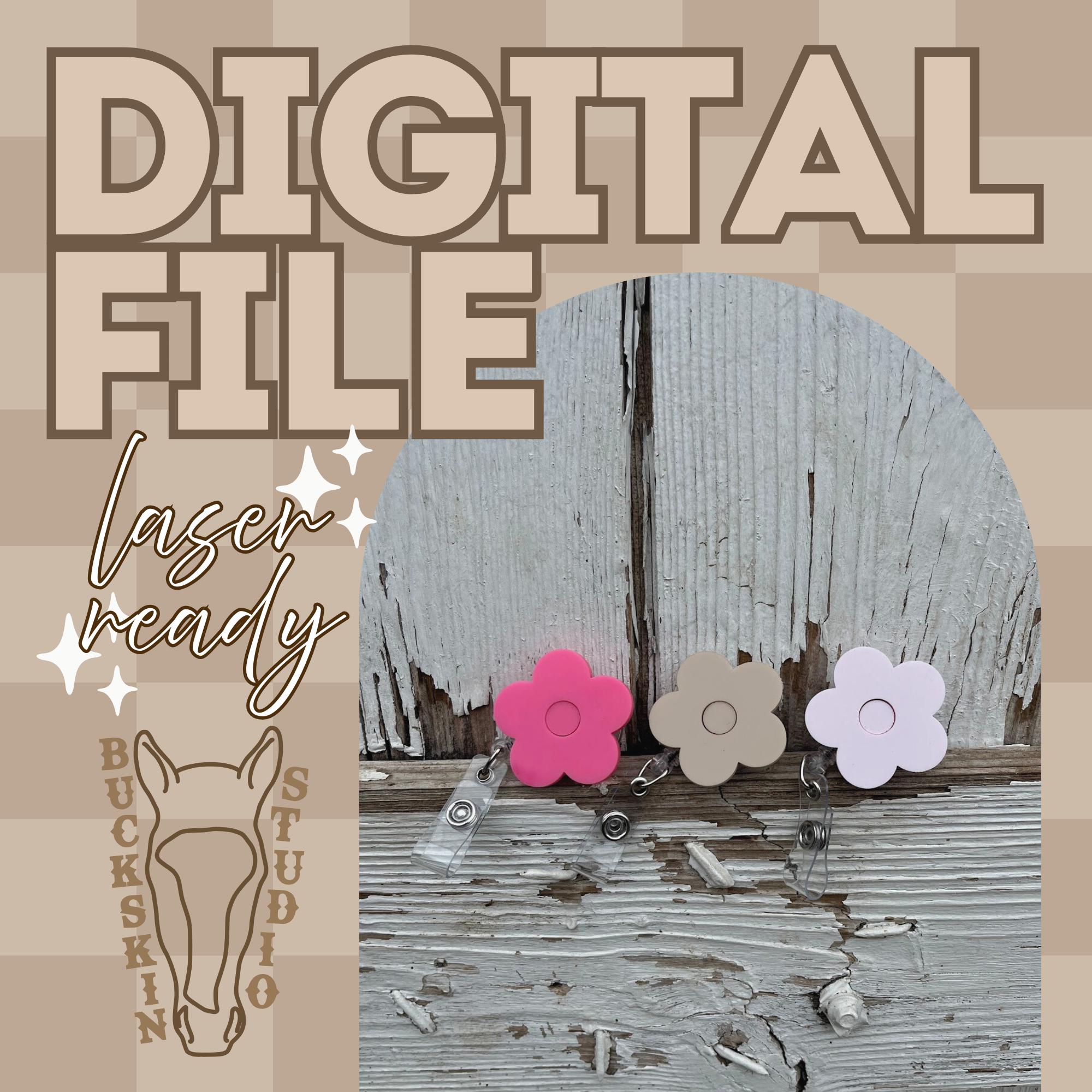 SVG Badge Reel File | Nurse Badge Digital File | SVG File | Laser Ready ...