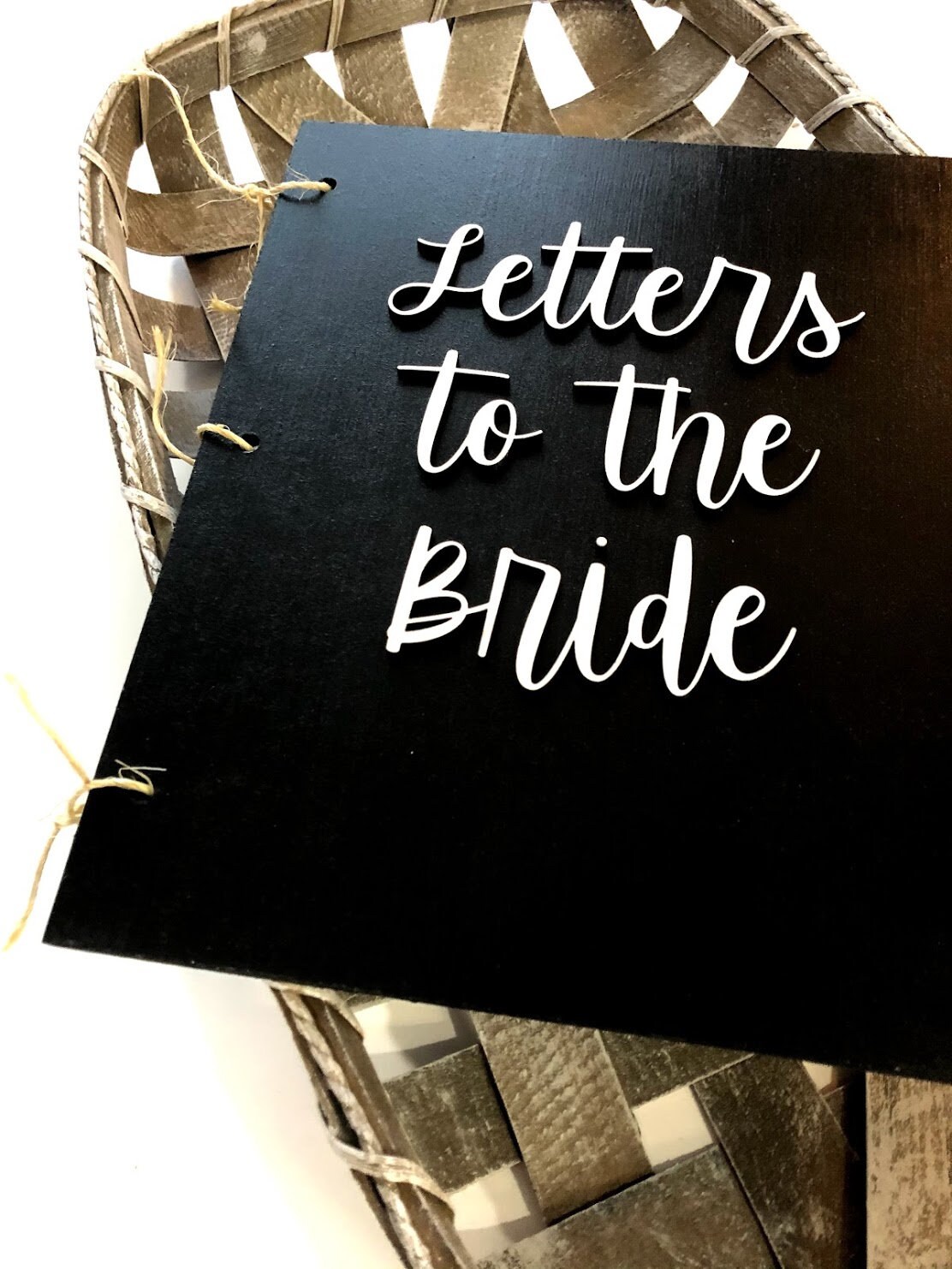 Letters to the Bride Book 3D Lettering | Etsy