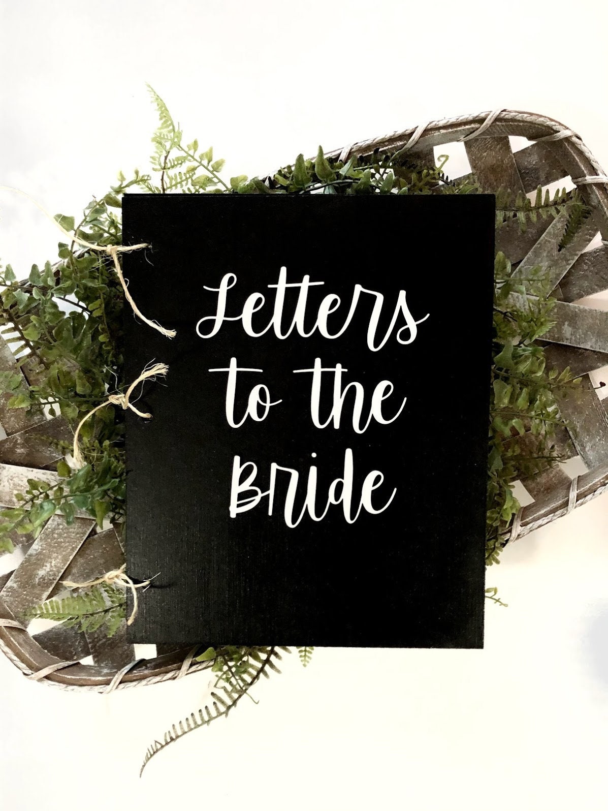 Letters to the Bride Book 3D Lettering | Etsy