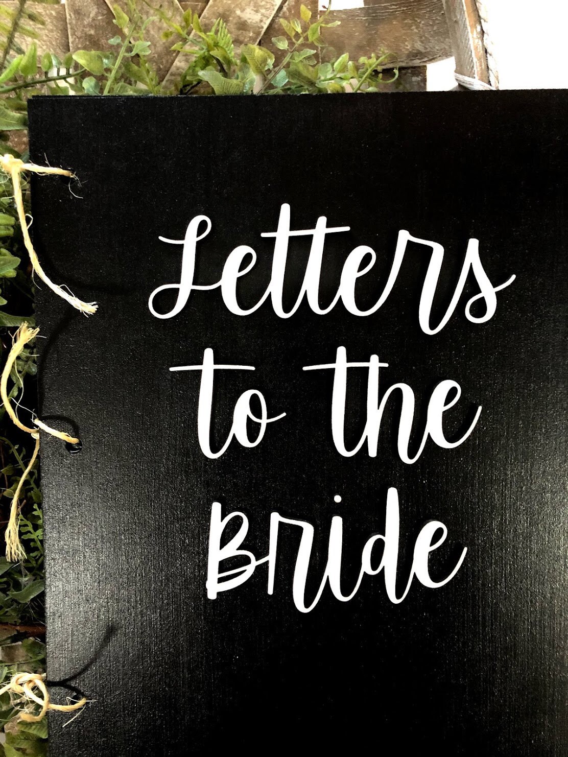 Letters to the Bride Book 3D Lettering | Etsy