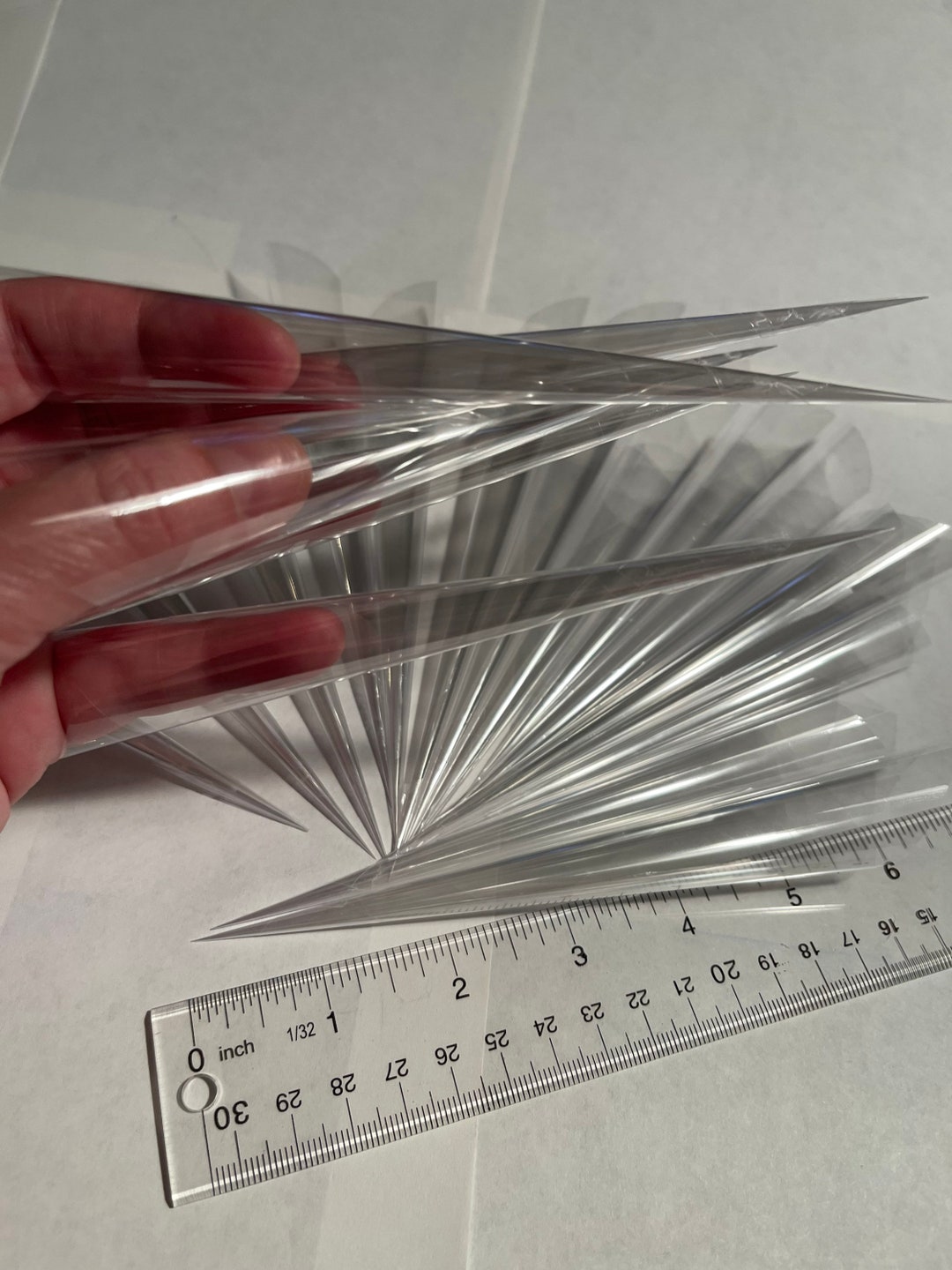 10 Henna Cones-clear Cellophane Cones-3d Paint Cones for Dot - Etsy