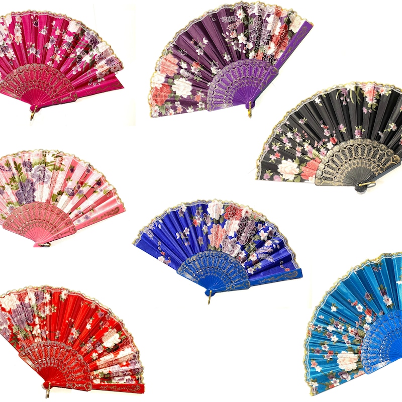 Folding Hand Fans - Etsy